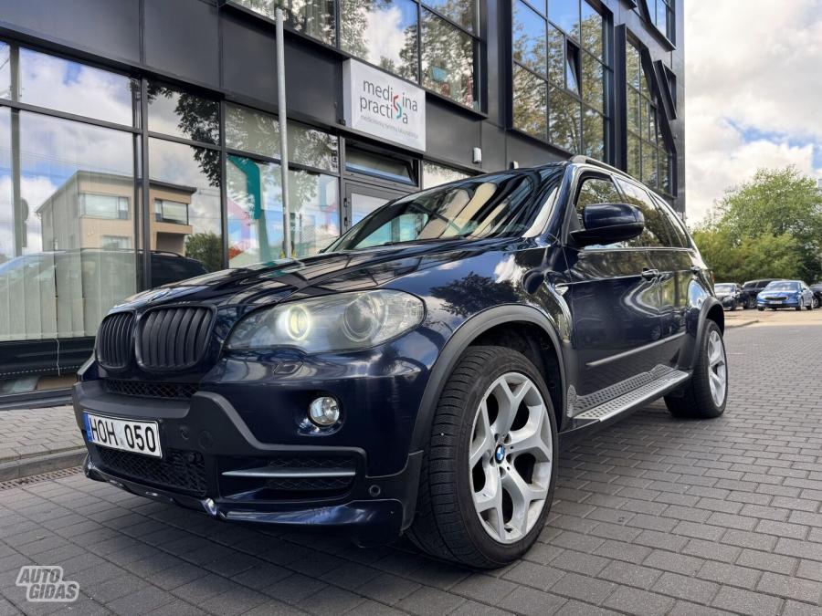 Blue BMW X5 2007 in Kaunas, with an engine capacity of 3.00 L and mileage of 520 thousand km for 5500 €, photo 11 on AUTOMOTO.COM.LV