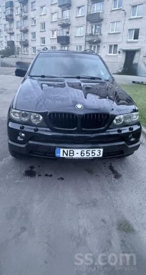 Zils BMW X5 2007 Rīga, ar dzinēja tilpumu 3.00 L un nobraukumu 400 tūkst. km par 5000 €, foto  vietnē AUTOMOTO.COM.LV