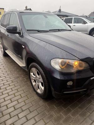 Blue BMW X5 2008 in Vilnius, with an engine capacity of 3.00 L and mileage of 397 thousand km for 6400 €, photo 5 on AUTOMOTO.COM.LV