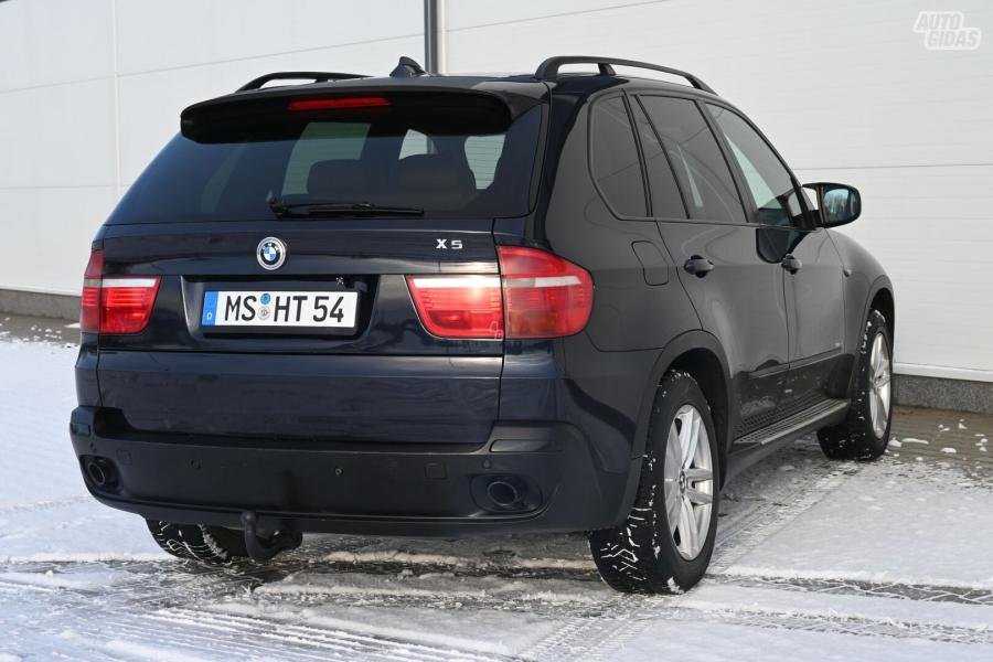 Blue BMW X5 2008 in Kretinga, with an engine capacity of 3.00 L and mileage of 264 thousand km for 9499 €, photo 7 on AUTOMOTO.COM.LV