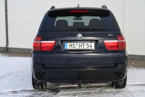 Blue BMW X5 2008 in Kretinga, with an engine capacity of 3.00 L and mileage of 264 thousand km for 9499 €, photo 8 on AUTOMOTO.COM.LV