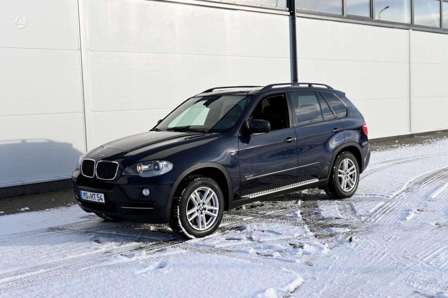 Blue BMW X5 2008 in Kretinga, with an engine capacity of 2.99 L and mileage of 264 thousand km for 9499 €, photo 13 on AUTOMOTO.COM.LV