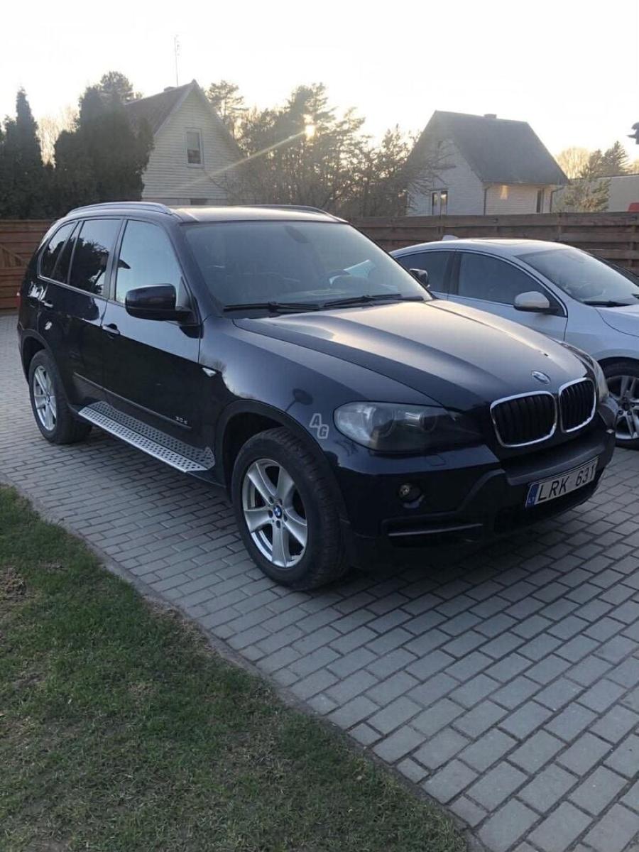 Zils BMW X5 2008 Klaipėda, ar dzinēja tilpumu 3.00 L un nobraukumu 330 tūkst. km par 6000 €, foto 1 vietnē AUTOMOTO.COM.LV