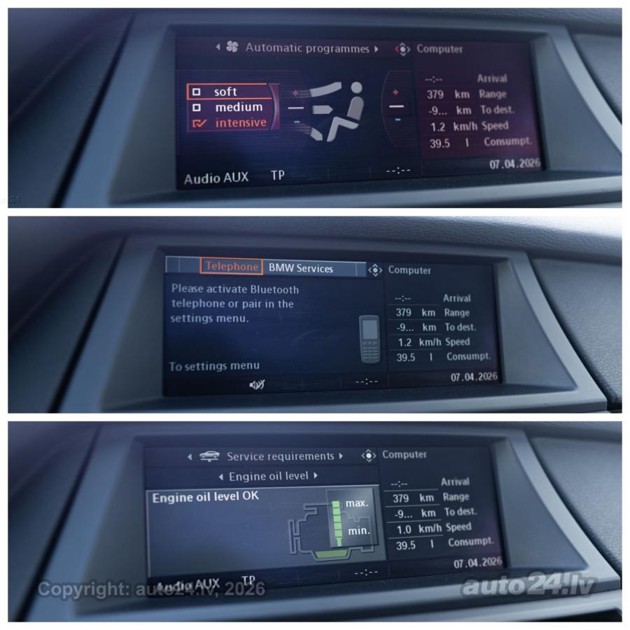 Синий БМВ Х5 2008 в Таллин, объемом двигателя 3.00 л и пробегом 250 тыс. км за 10990 €, фото 25 на AUTOMOTO.COM.LV