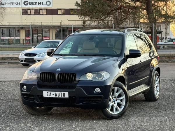 Синий БМВ Х5 2008 в Рига, объемом двигателя 3.00 л и пробегом 0 тыс. км за 8550 €, фото 1 на AUTOMOTO.COM.LV