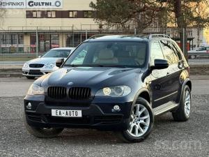 Blue BMW X5 2008 in Riga, with an engine capacity of 3.00 L and mileage of 0 thousand km for 8550 €, photo  on AUTOMOTO.COM.LV