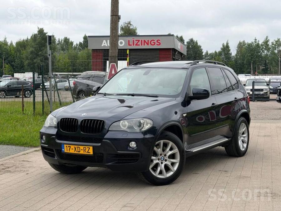 Синий БМВ Х5 2008 в Рига, объемом двигателя 3.00 л и пробегом 0 тыс. км за 8850 €, фото 1 на AUTOMOTO.COM.LV