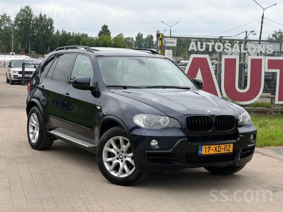 Синий БМВ Х5 2008 в Рига, объемом двигателя 3.00 л и пробегом 0 тыс. км за 8850 €, фото 7 на AUTOMOTO.COM.LV