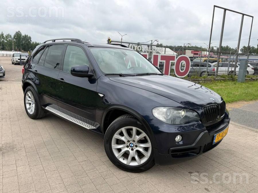 Синий БМВ Х5 2008 в Рига, объемом двигателя 3.00 л и пробегом 0 тыс. км за 8850 €, фото 12 на AUTOMOTO.COM.LV