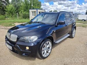 Zils BMW X5 2008 Rīga, ar dzinēja tilpumu 3.00 L un nobraukumu 309 tūkst. km par 9995 €, foto  vietnē AUTOMOTO.COM.LV