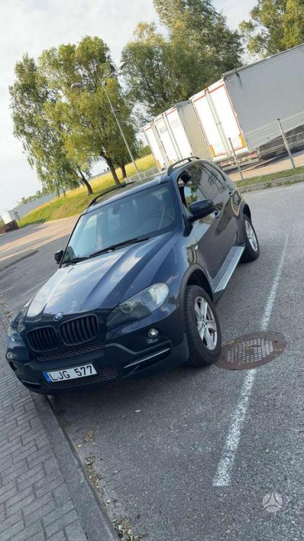 Синий БМВ Х5 2008 в Алитус, объемом двигателя 2.99 л и пробегом 350 тыс. км за 5200 €, фото 1 на AUTOMOTO.COM.LV