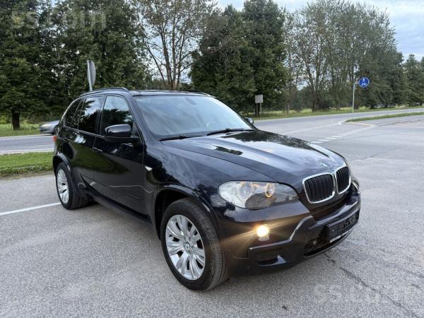 Blue BMW X5 2008 in Ogre, with an engine capacity of 3.00 L and mileage of 257 thousand km for 9499 €, photo 1 on AUTOMOTO.COM.LV
