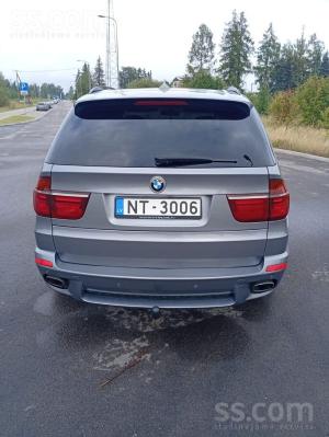 Blue BMW X5 2008 in Dobele, with an engine capacity of 3.00 L and mileage of 467 thousand km for 8500 €, photo 4 on AUTOMOTO.COM.LV