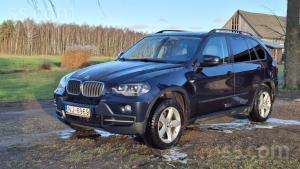 Blue BMW X5 2009 in Bauska, with an engine capacity of 3.00 L and mileage of 251 thousand km for 8900 €, photo 3 on AUTOMOTO.COM.LV