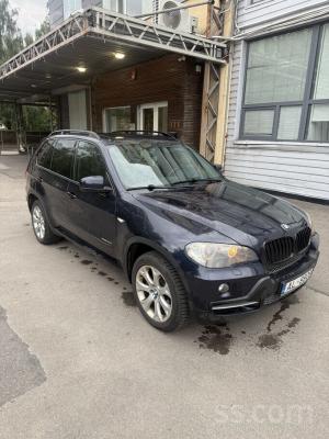 Zils BMW X5 2009 Rīga, ar dzinēja tilpumu 3.00 L un nobraukumu 343 tūkst. km par 9499 €, foto  vietnē AUTOMOTO.COM.LV