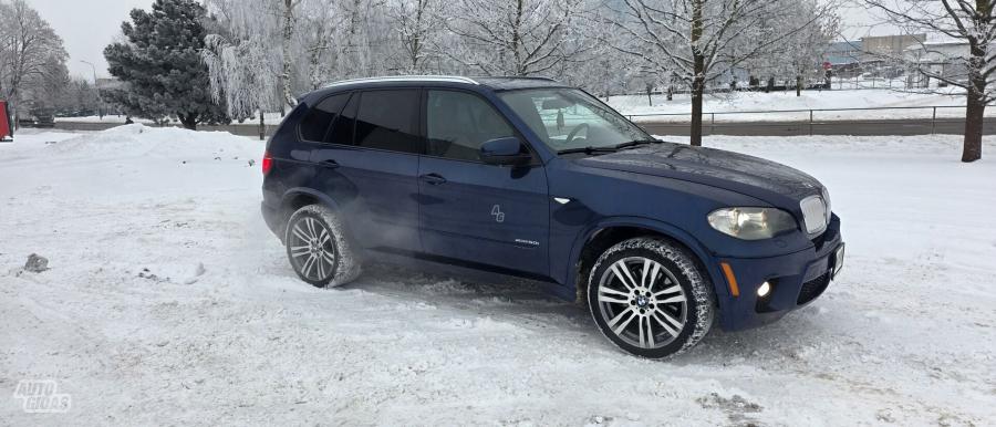 Blue BMW X5 2011 in Vilnius, with an engine capacity of 4.40 L and mileage of 246 thousand km for 6500 €, photo 4 on AUTOMOTO.COM.LV