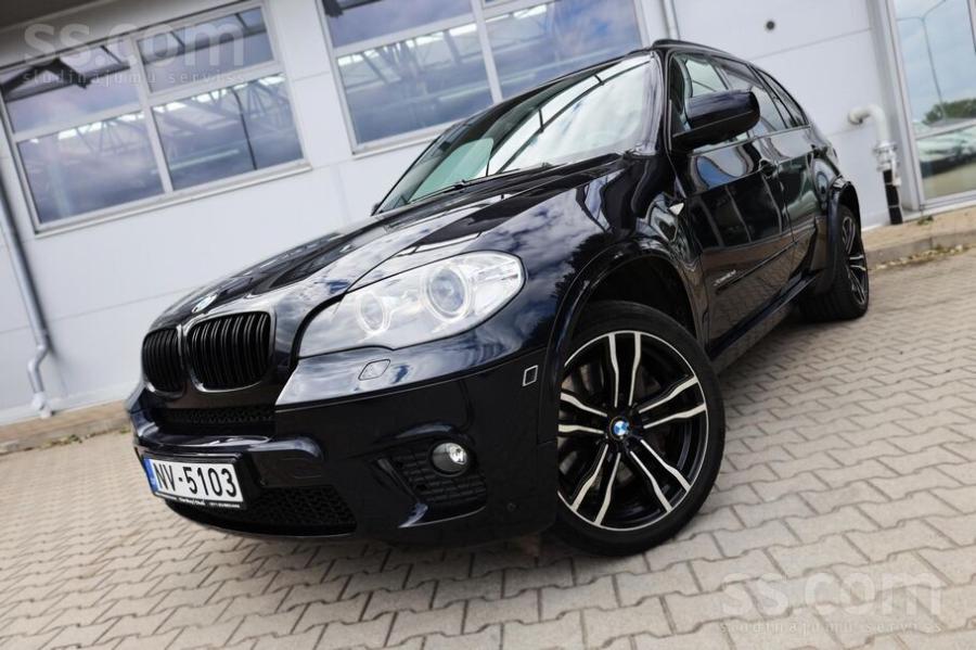 Blue BMW X5 2011 in Riga, with an engine capacity of 3.00 L and mileage of 350 thousand km for 10995 €, photo 3 on AUTOMOTO.COM.LV
