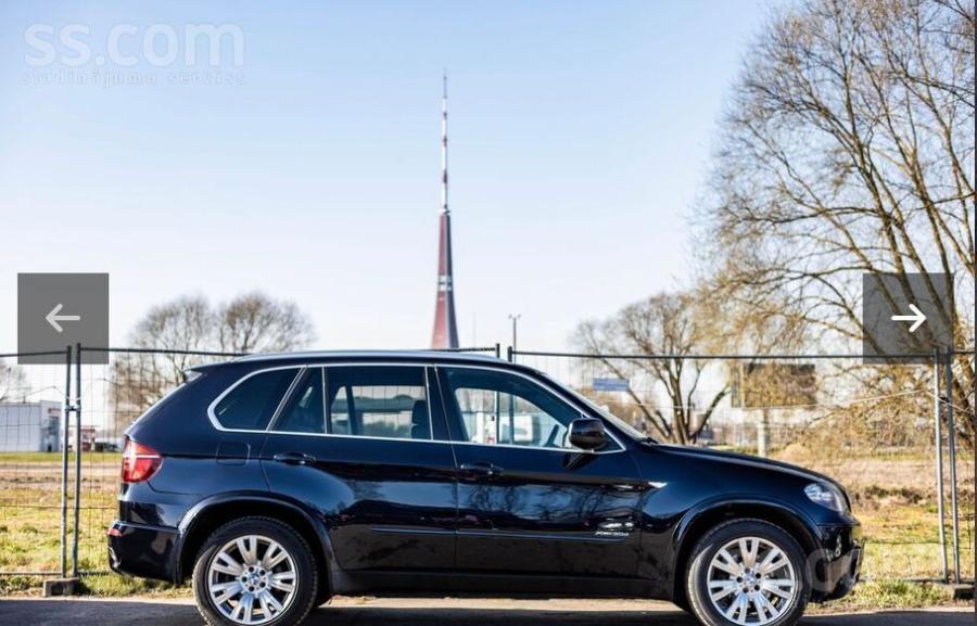 Blue BMW X5 2011 in Jelgava, with an engine capacity of 3.00 L and mileage of 295 thousand km for 9500 €, photo 6 on AUTOMOTO.COM.LV