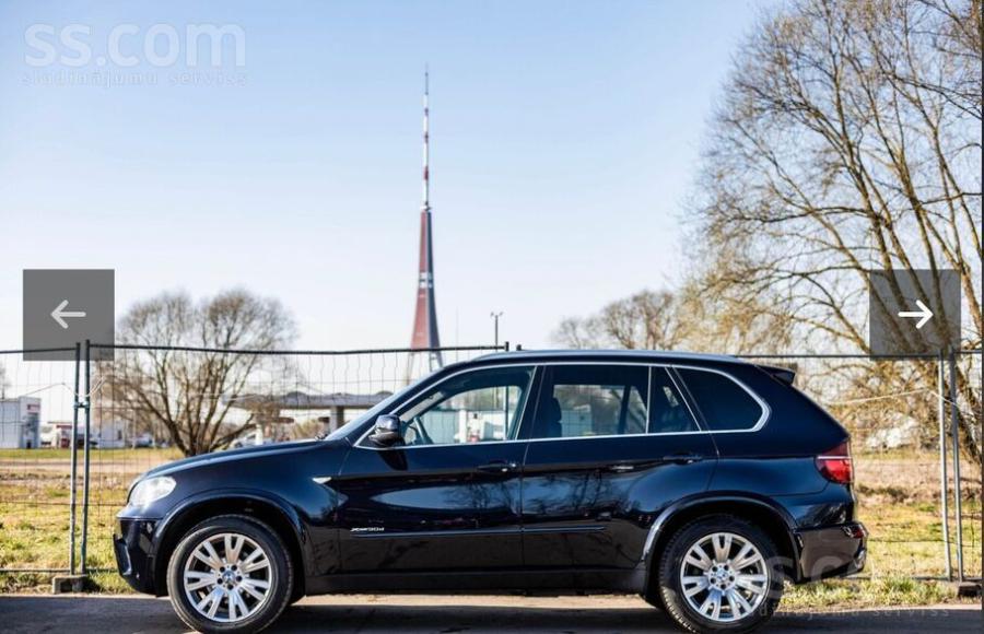 Blue BMW X5 2011 in Jelgava, with an engine capacity of 3.00 L and mileage of 295 thousand km for 9500 €, photo 7 on AUTOMOTO.COM.LV