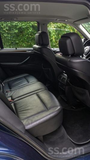 Blue BMW X5 2011 in Riga, with an engine capacity of 3.00 L and mileage of 305 thousand km for 9590 €, photo 29 on AUTOMOTO.COM.LV