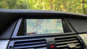 Blue BMW X5 2012 in Plunge, with an engine capacity of 2.99 L and mileage of 273 thousand km for 11700 €, photo 26 on AUTOMOTO.COM.LV