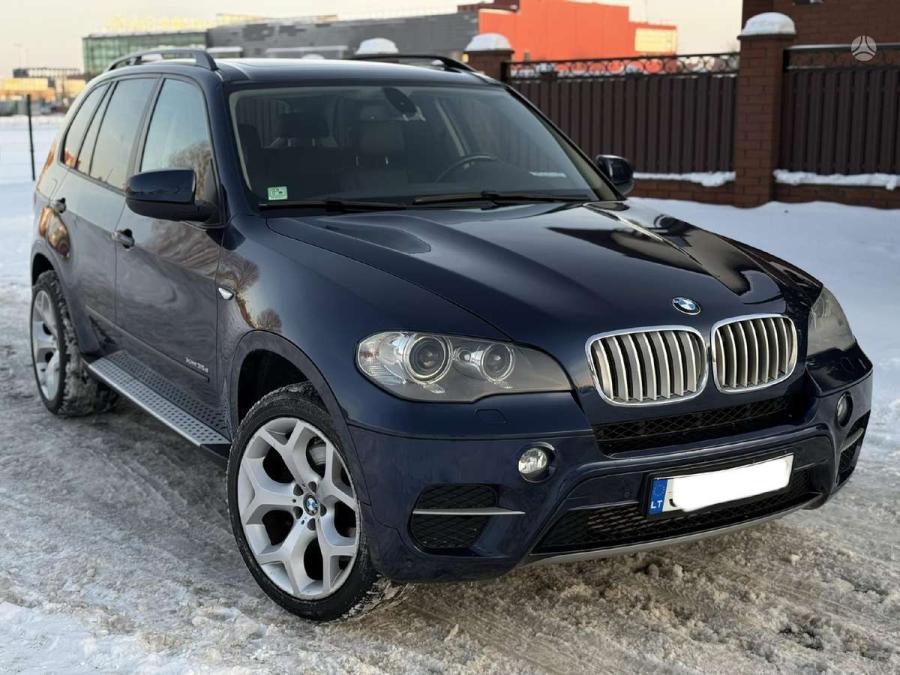 Blue BMW X5 2013 in Klaipeda, with an engine capacity of 2.99 L and mileage of 236 thousand km for 11650 €, photo 5 on AUTOMOTO.COM.LV