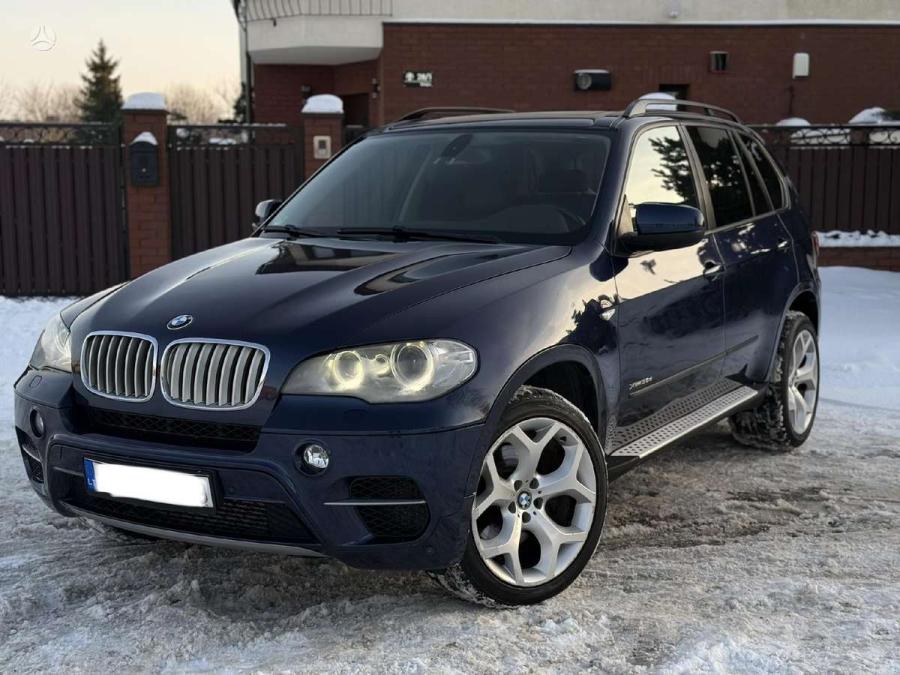 Blue BMW X5 2013 in Klaipeda, with an engine capacity of 2.99 L and mileage of 236 thousand km for 11650 €, photo 7 on AUTOMOTO.COM.LV
