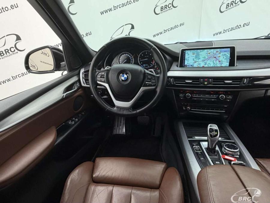 Blue BMW X5 2014 in Vilnius, with an engine capacity of 2.99 L and mileage of 369 thousand km for 15600 €, photo 14 on AUTOMOTO.COM.LV