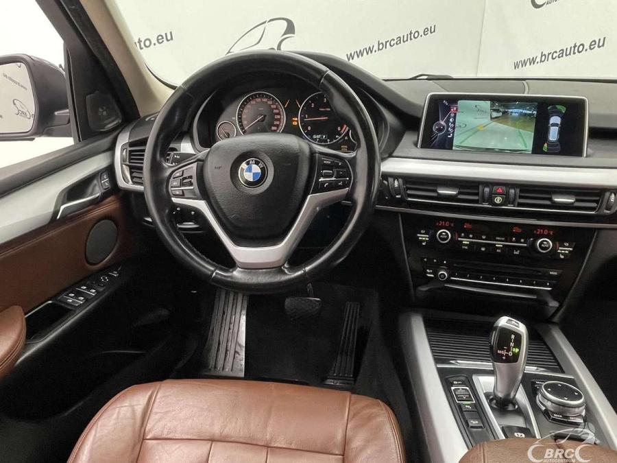 Blue BMW X5 2014 in Vilnius, with an engine capacity of 2.99 L and mileage of 165 thousand km for 20900 €, photo 15 on AUTOMOTO.COM.LV