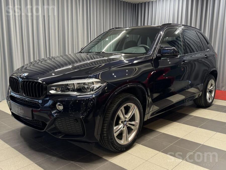 Blue BMW X5 2014 in Riga, with an engine capacity of 3.00 L and mileage of 183 thousand km for 20990 €, photo 1 on AUTOMOTO.COM.LV