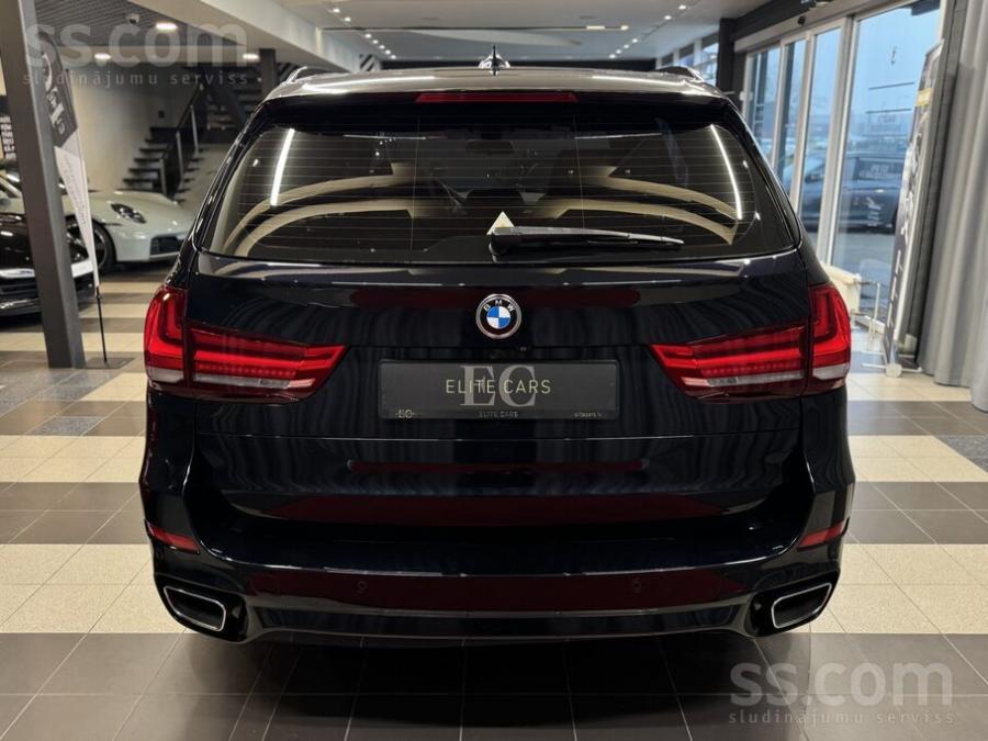 Blue BMW X5 2014 in Riga, with an engine capacity of 3.00 L and mileage of 183 thousand km for 20990 €, photo 7 on AUTOMOTO.COM.LV