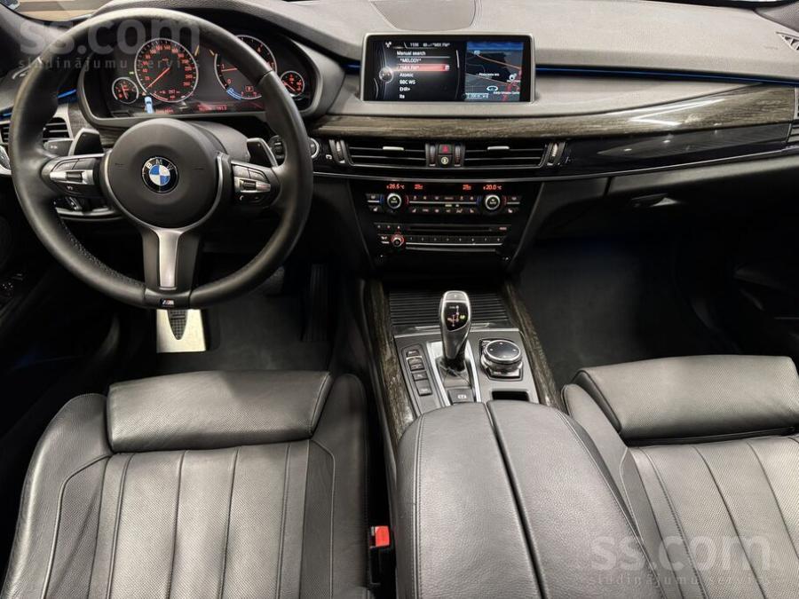 Blue BMW X5 2014 in Riga, with an engine capacity of 3.00 L and mileage of 183 thousand km for 20990 €, photo 13 on AUTOMOTO.COM.LV