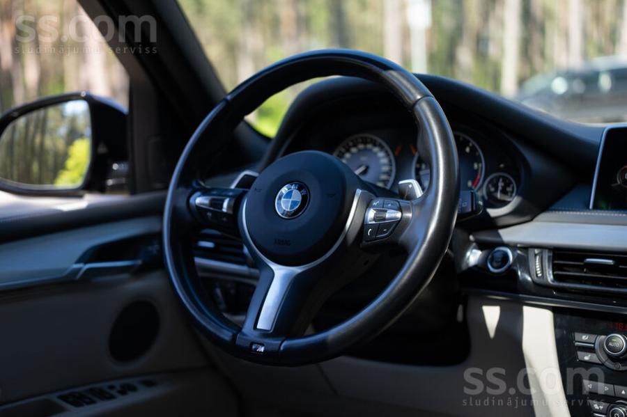 Blue BMW X5 2014 in Riga, with an engine capacity of 3.00 L and mileage of 214 thousand km for 22700 €, photo 26 on AUTOMOTO.COM.LV