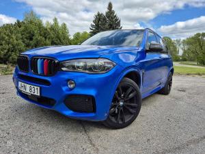 Blue BMW X5 2014 in Panevezys, with an engine capacity of 3.00 L and mileage of 250 thousand km for 22000 €, photo  on AUTOMOTO.COM.LV