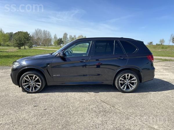 Blue BMW X5 2015 in Liepaja, with an engine capacity of 3.00 L and mileage of 188 thousand km for 24000 €, photo 5 on AUTOMOTO.COM.LV
