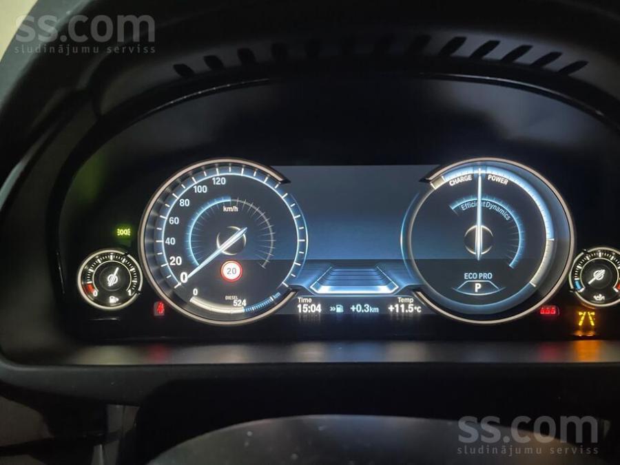 Blue BMW X5 2015 in Riga, with an engine capacity of 3.00 L and mileage of 242 thousand km for 23499 €, photo 9 on AUTOMOTO.COM.LV