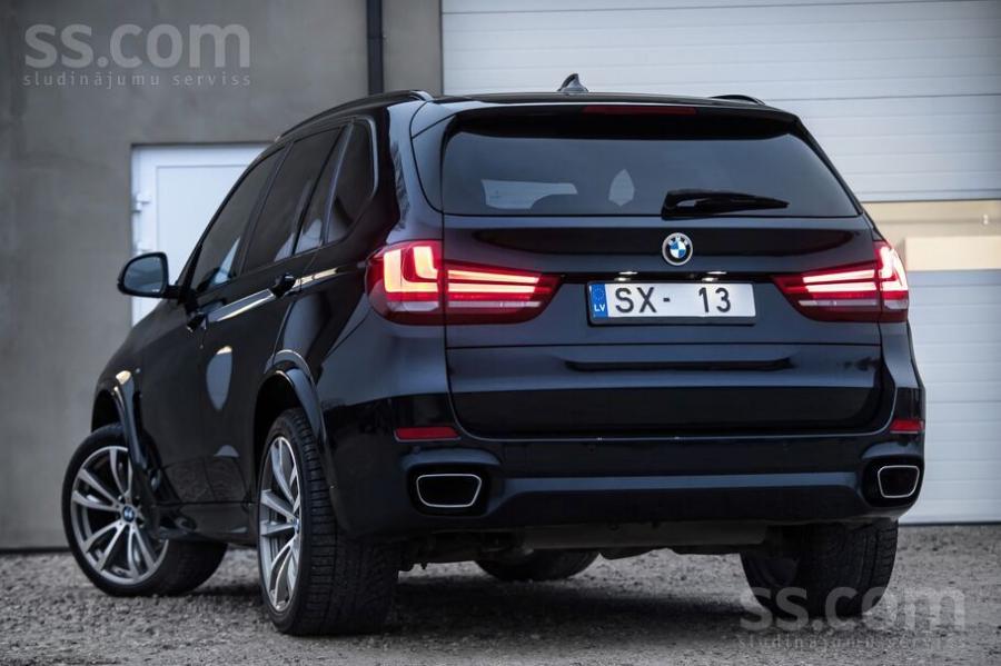 Blue BMW X5 2015 in Riga, with an engine capacity of 3.00 L and mileage of 242 thousand km for 23499 €, photo 19 on AUTOMOTO.COM.LV