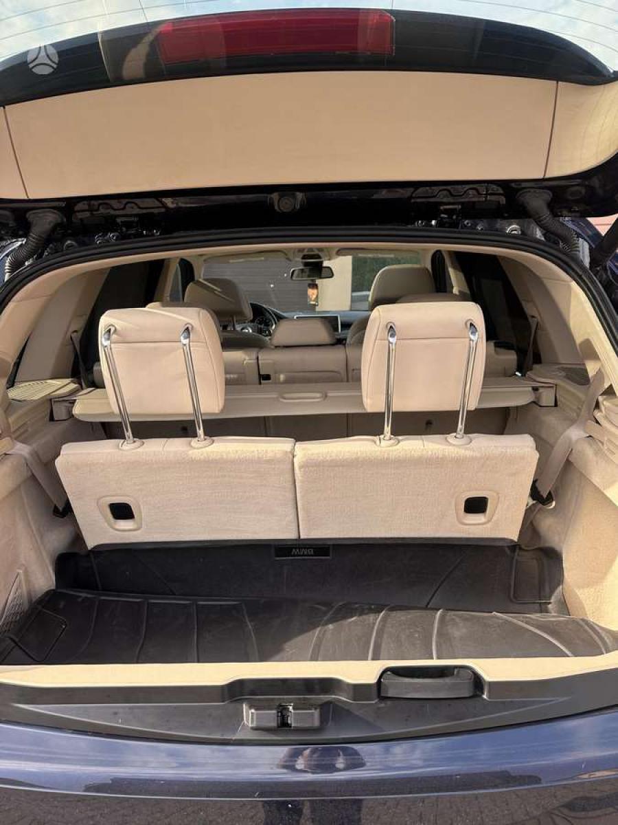 Blue BMW X5 2015 in Vilnius, with an engine capacity of 2.98 L and mileage of 275 thousand km for 14500 €, photo 16 on AUTOMOTO.COM.LV