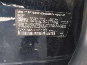 Blue BMW X5 2015 in Vilnius, with an engine capacity of 2.98 L and mileage of 222 thousand km for 13050 €, photo 10 on AUTOMOTO.COM.LV