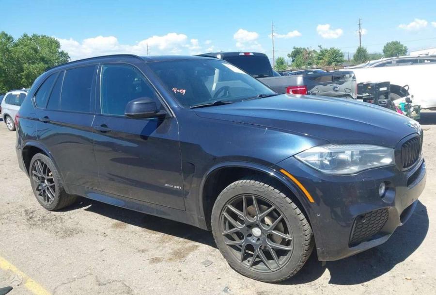 Blue BMW X5 2015 in Vilnius, with an engine capacity of 2.98 L and mileage of 222 thousand km for 13050 €, photo 14 on AUTOMOTO.COM.LV