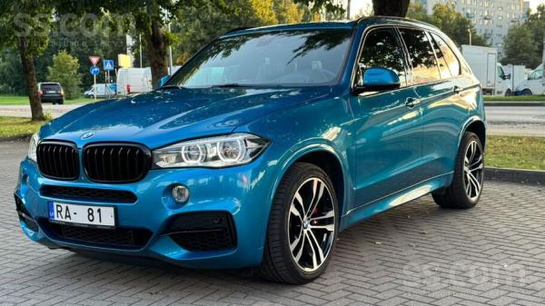 Zils BMW X5 2016 Rīga, ar dzinēja tilpumu 3.00 L un nobraukumu 176 tūkst. km par 26300 €, foto 1 vietnē AUTOMOTO.COM.LV