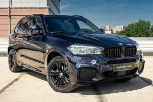 Blue BMW X5 2017 in Riga, with an engine capacity of 3.00 L and mileage of 261 thousand km for 23550 €, photo 5 on AUTOMOTO.COM.LV