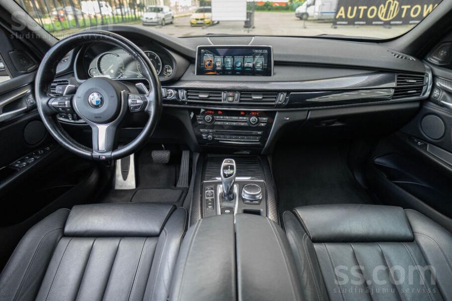 Blue BMW X5 2017 in Riga, with an engine capacity of 3.00 L and mileage of 261 thousand km for 23550 €, photo 15 on AUTOMOTO.COM.LV