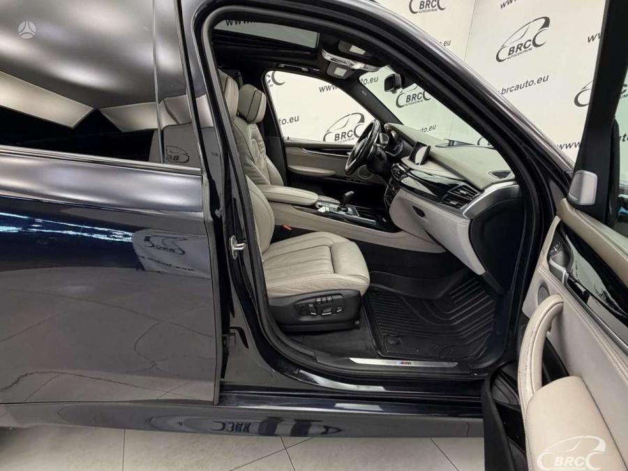 Blue BMW X5 2017 in Vilnius, with an engine capacity of 2.98 L and mileage of 225 thousand km for 19900 €, photo 6 on AUTOMOTO.COM.LV