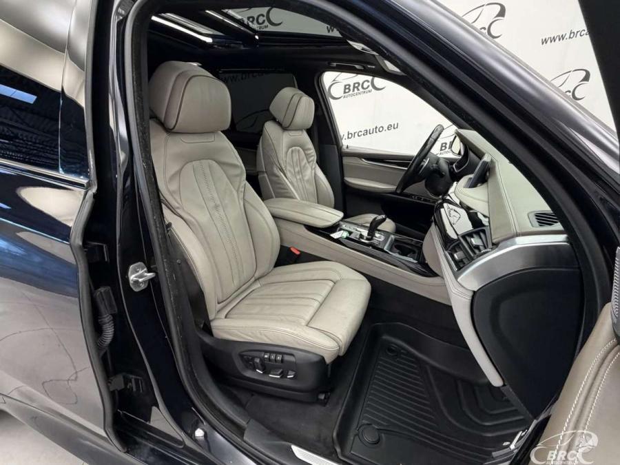 Blue BMW X5 2017 in Vilnius, with an engine capacity of 2.98 L and mileage of 225 thousand km for 19900 €, photo 9 on AUTOMOTO.COM.LV