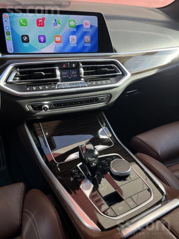 Blue BMW X5 2018 in Riga, with an engine capacity of 3.00 L and mileage of 127 thousand km for 45795 €, photo 9 on AUTOMOTO.COM.LV
