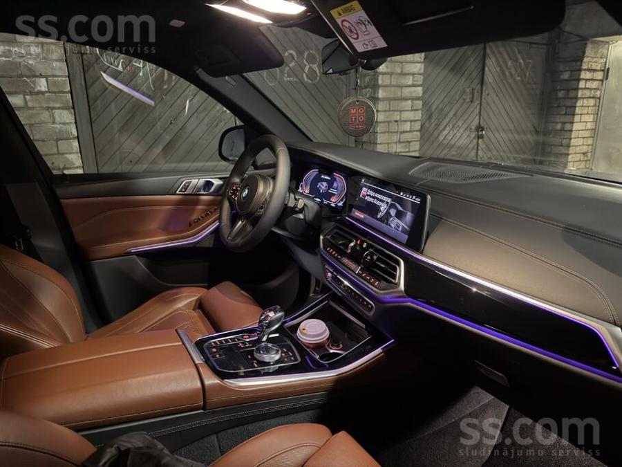 Blue BMW X5 2018 in Riga, with an engine capacity of 3.00 L and mileage of 98 thousand km for 40400 €, photo 5 on AUTOMOTO.COM.LV