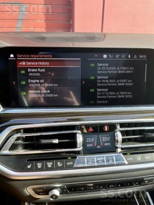Blue BMW X5 2018 in Riga, with an engine capacity of 3.00 L and mileage of 130 thousand km for 45000 €, photo 14 on AUTOMOTO.COM.LV