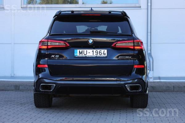 Blue BMW X5 2019 in Riga, with an engine capacity of 3.00 L and mileage of 0 thousand km for 37995 €, photo 7 on AUTOMOTO.COM.LV