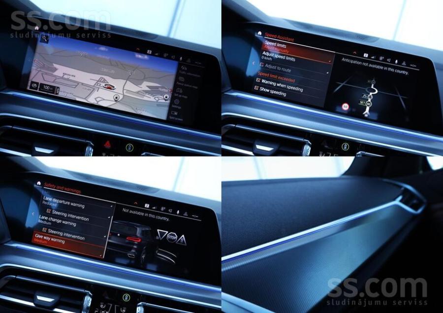 Blue BMW X5 2019 in Riga, with an engine capacity of 3.00 L and mileage of 0 thousand km for 37995 €, photo 25 on AUTOMOTO.COM.LV